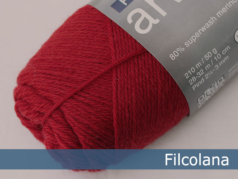 Deep Red 139 - Filcolana, Arwetta - Strikkepinnen Skien